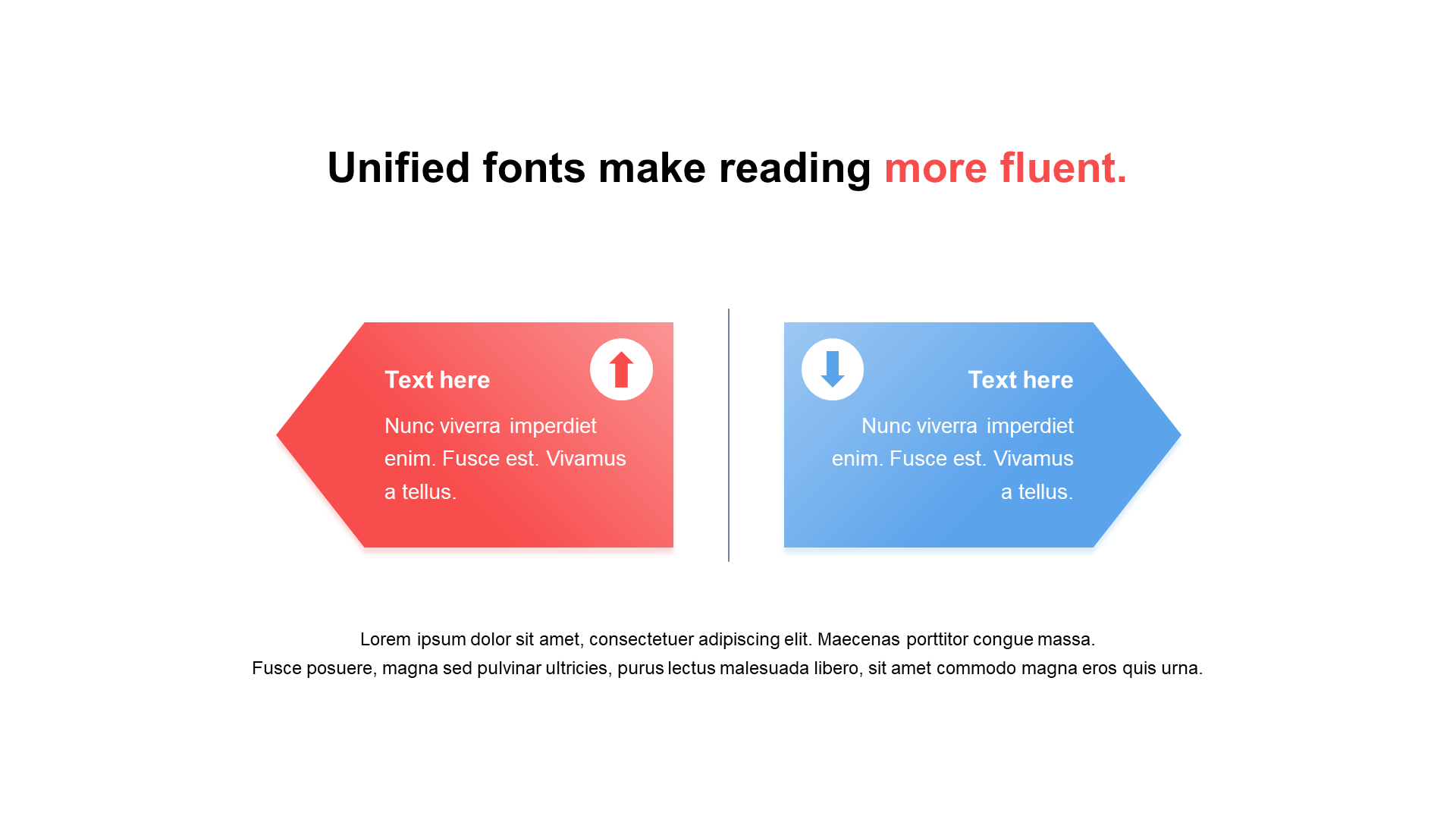 多色渐变2项PPT列表-iSlide
