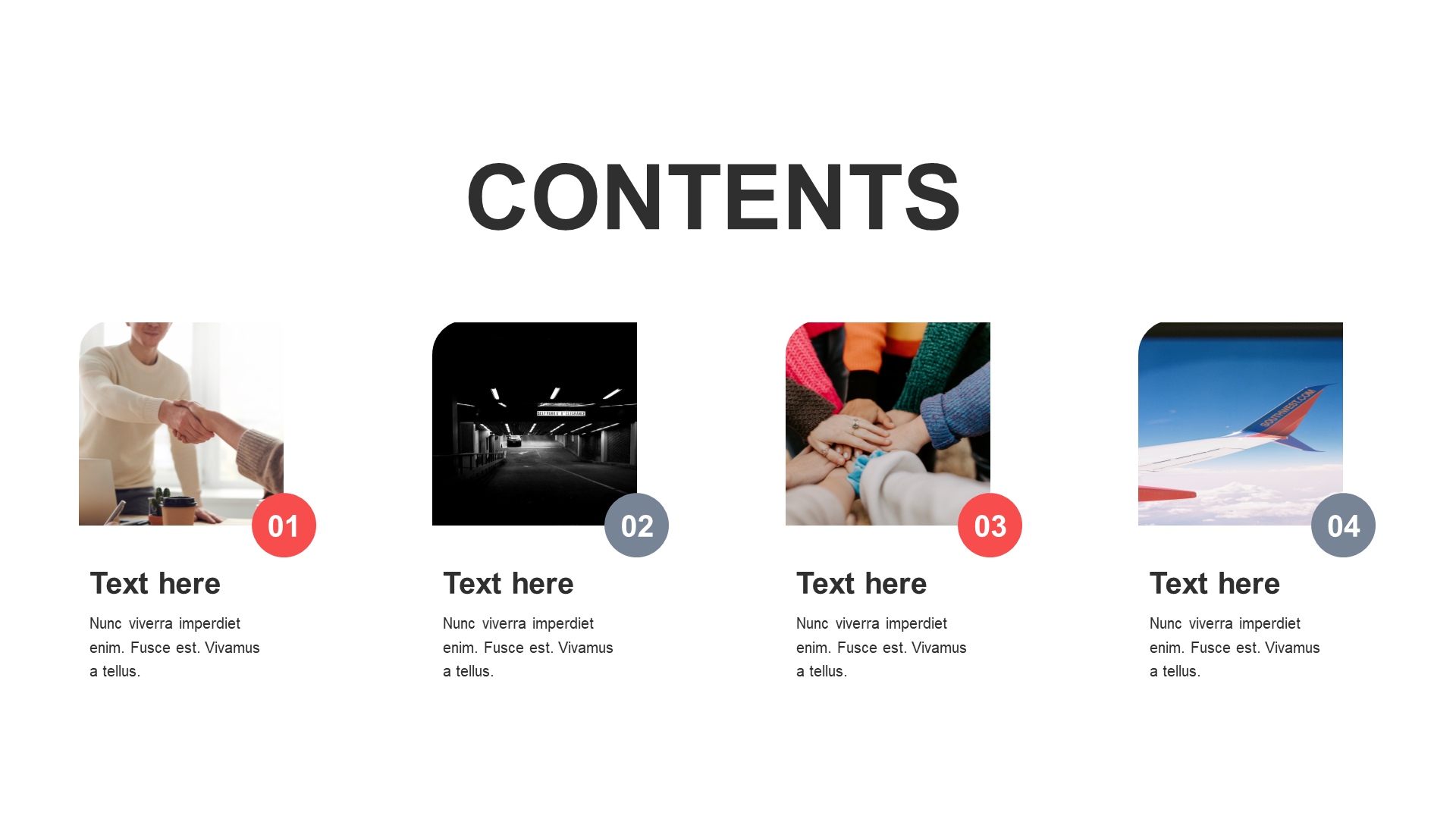 扁平PPT目录-iSlide