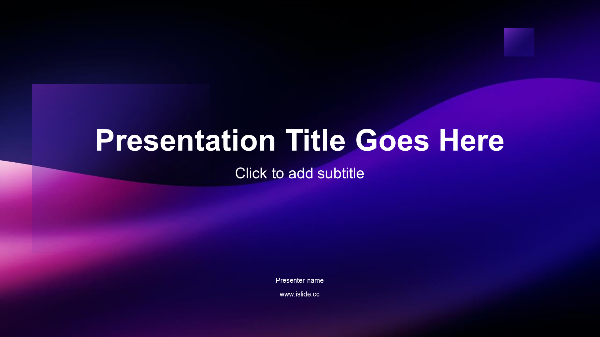 紫色商务现代IT互联网工作总结-iSlide