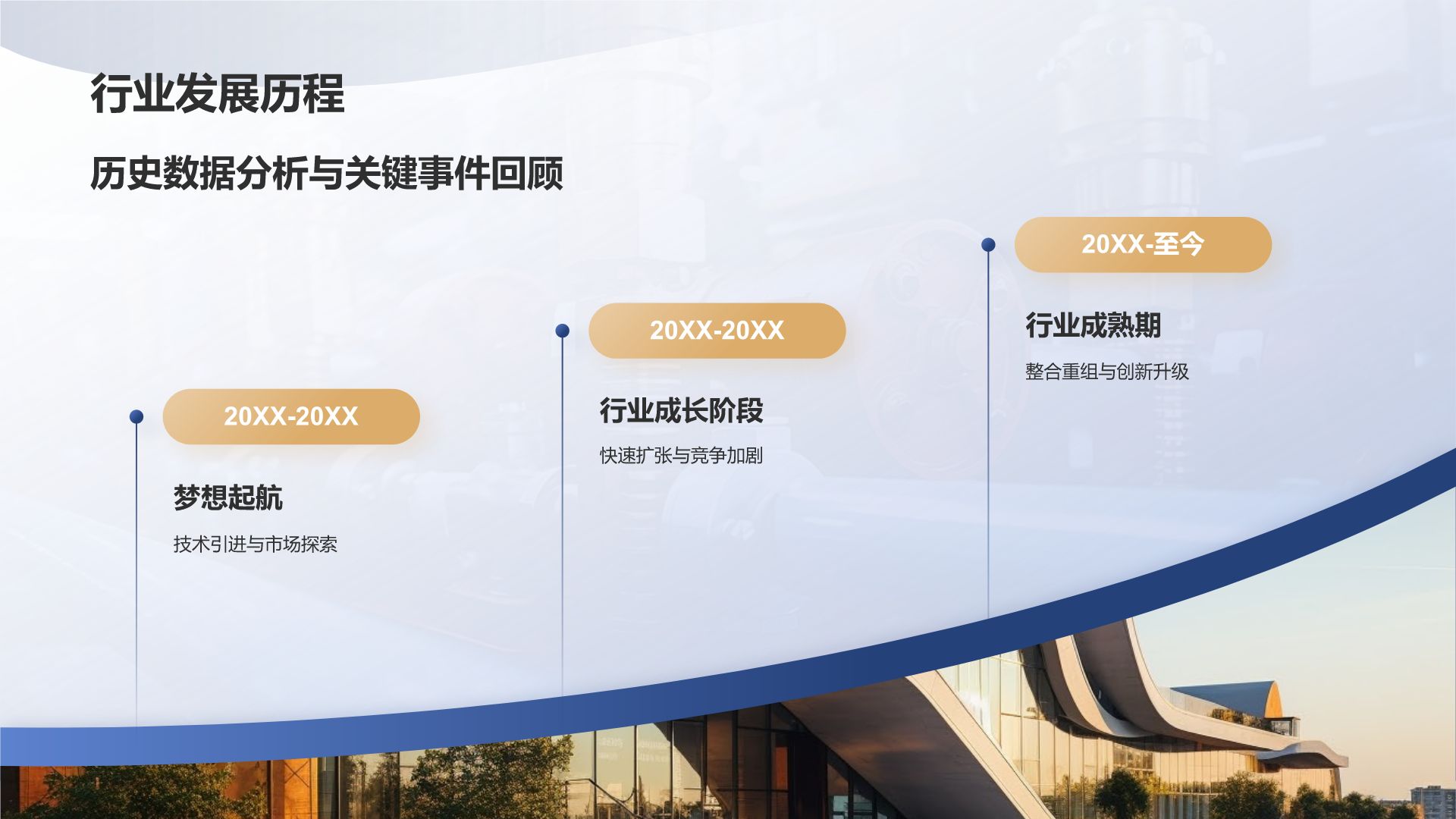 蓝色商务风市场调研分析报告ppt模板 Islide