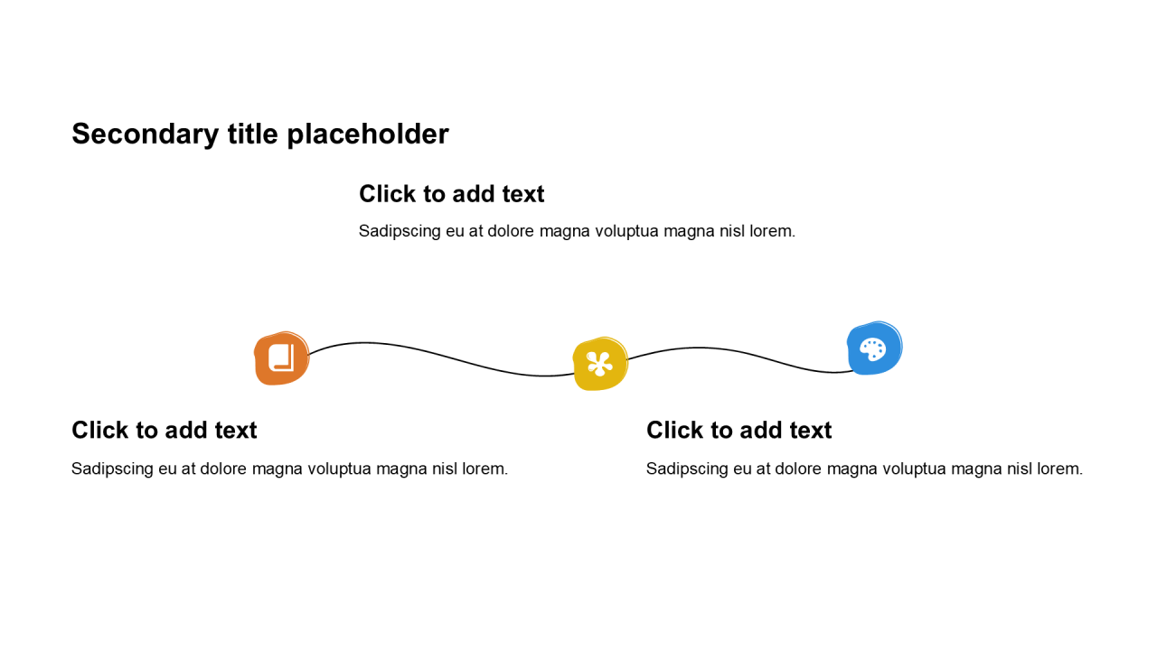 卡通风纯文字列表-iSlide