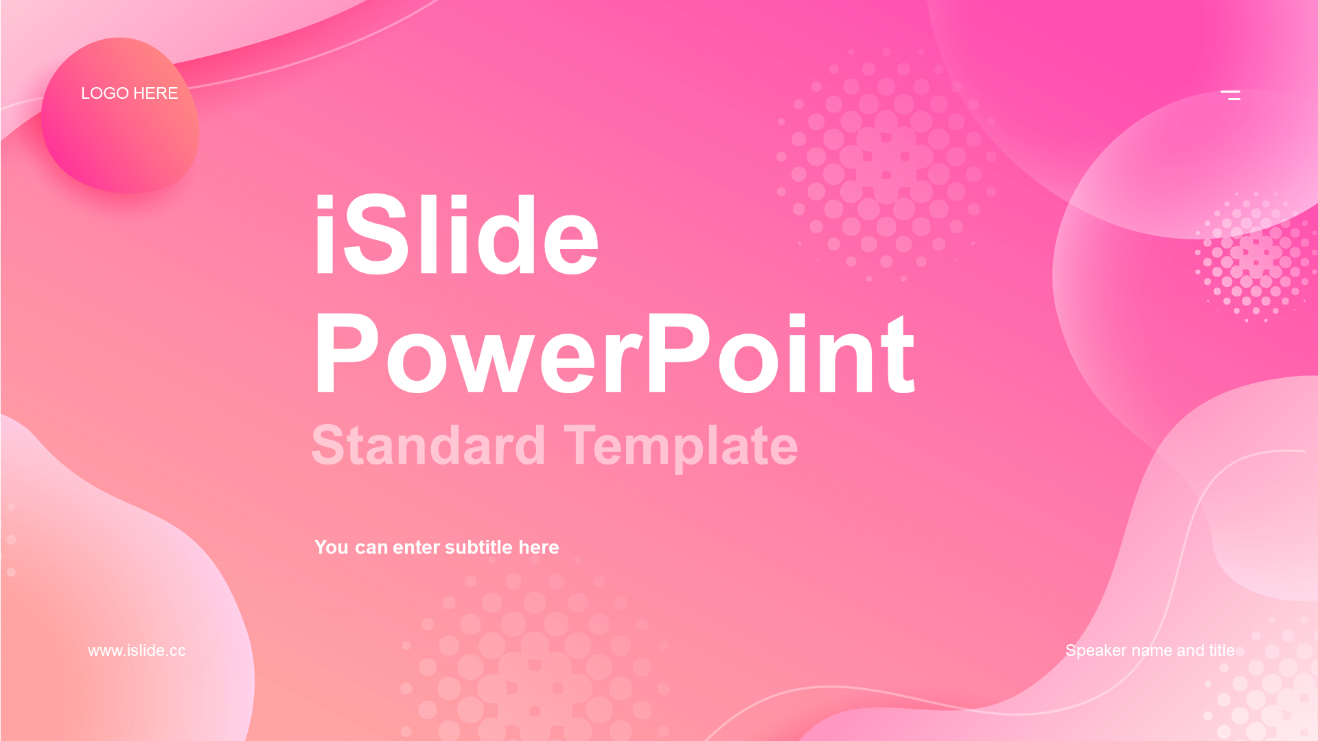 粉色双十二市场营销PPT-iSlide