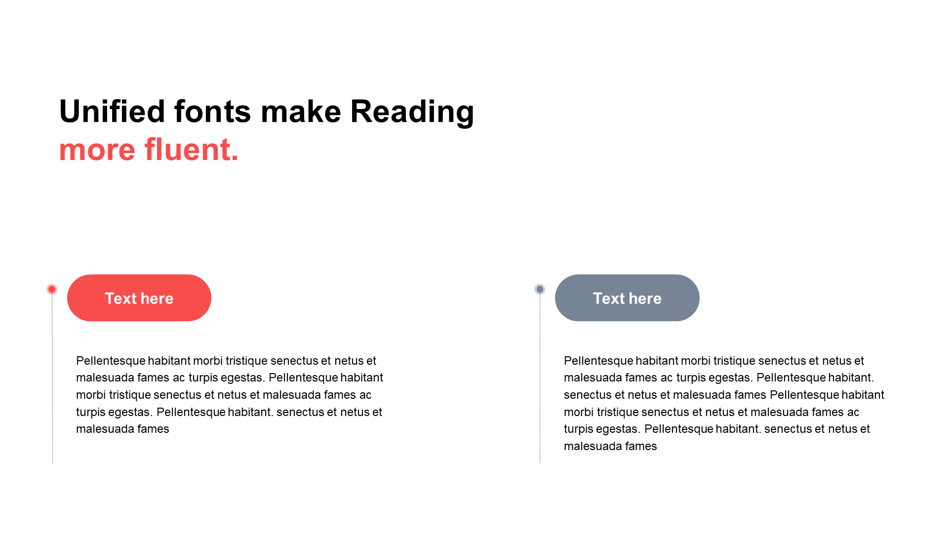 单色扁平PPT列表-iSlide