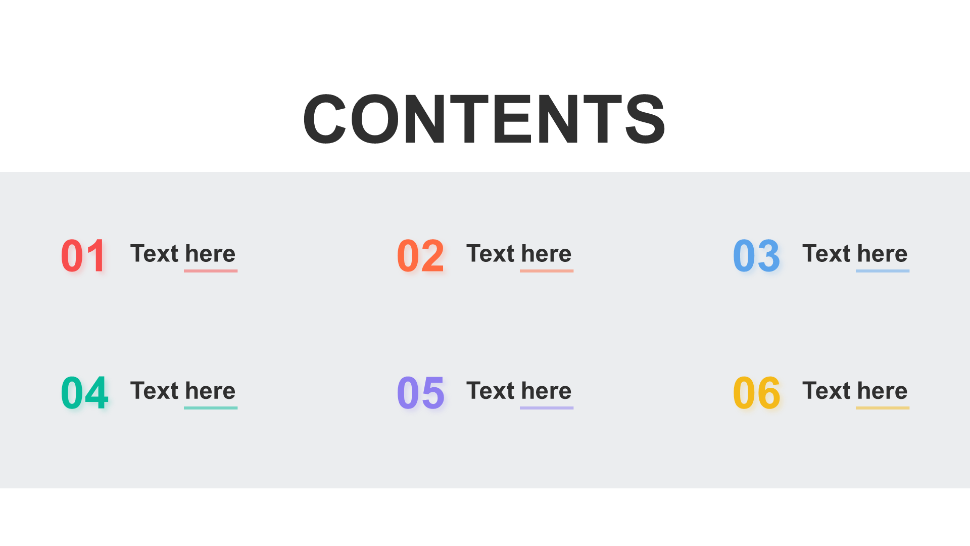 扁平PPT目录-iSlide