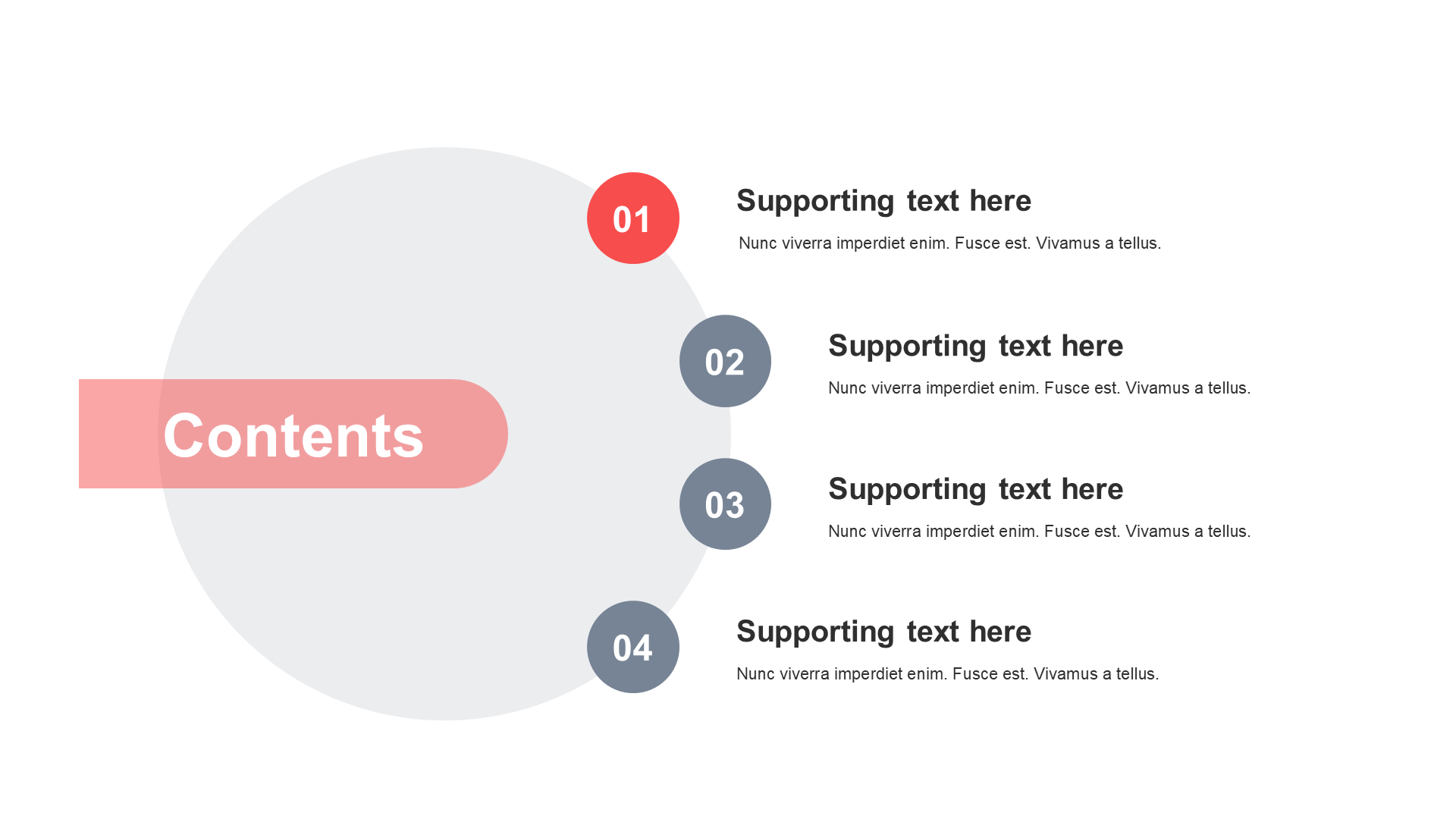 扁平PPT目录-iSlide