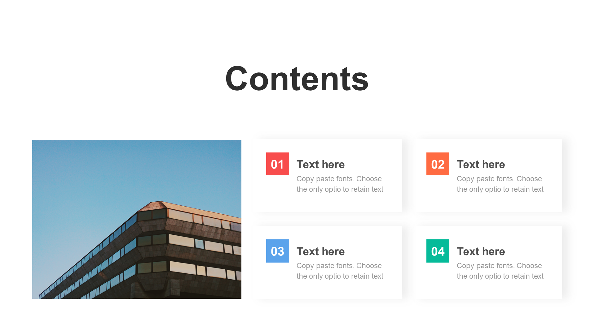 扁平PPT目录-iSlide