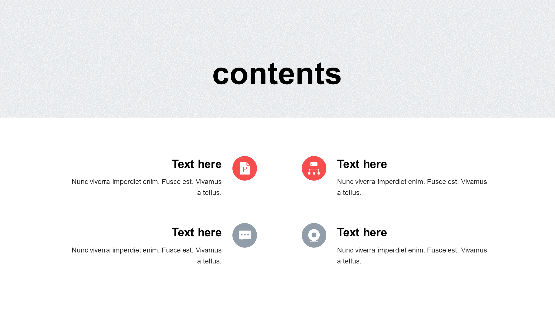 扁平PPT目录-iSlide