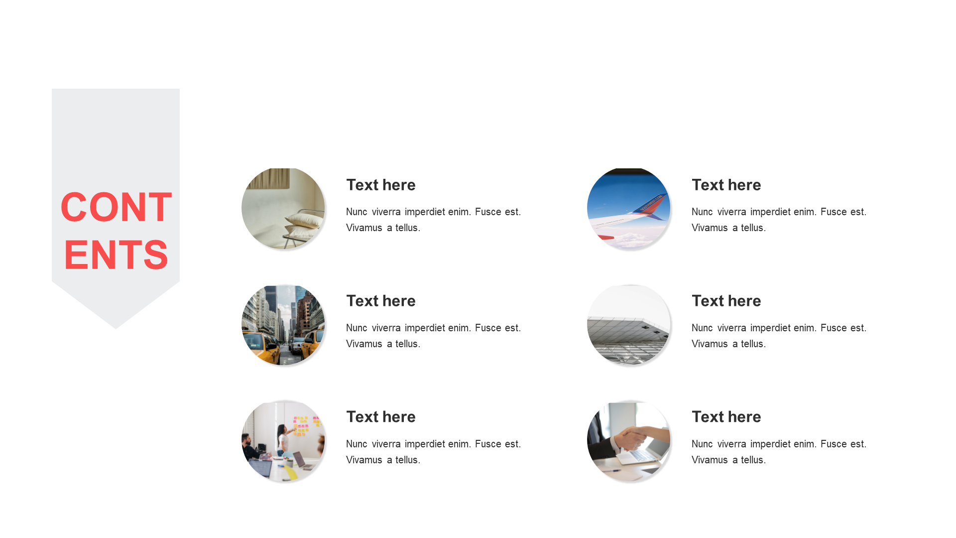 扁平PPT目录-iSlide