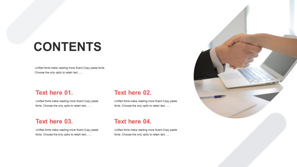 扁平PPT目录-iSlide