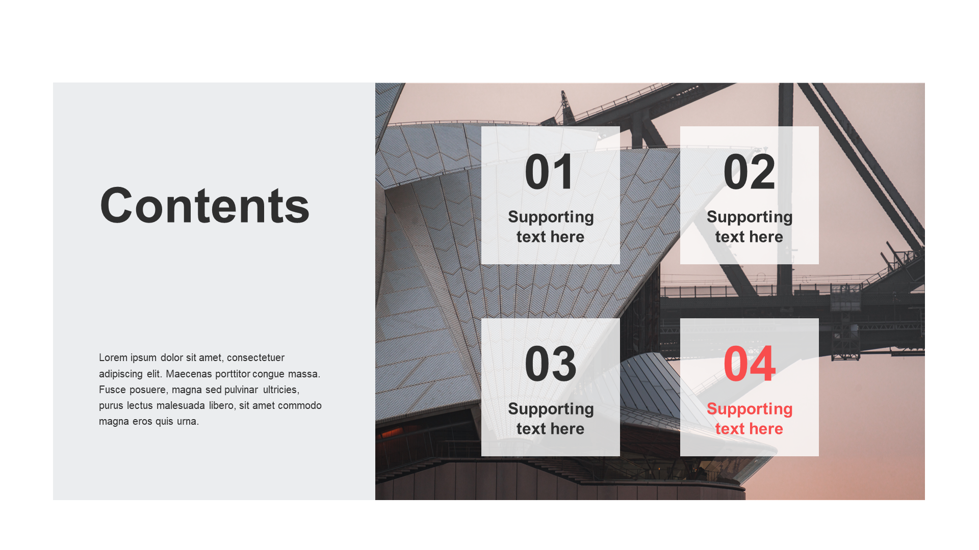 扁平PPT目录-iSlide