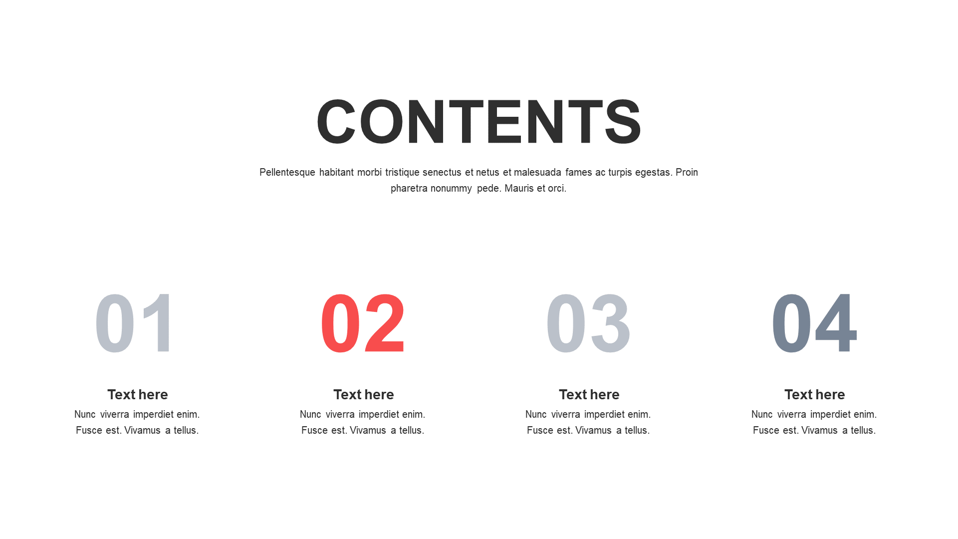 扁平PPT目录-iSlide