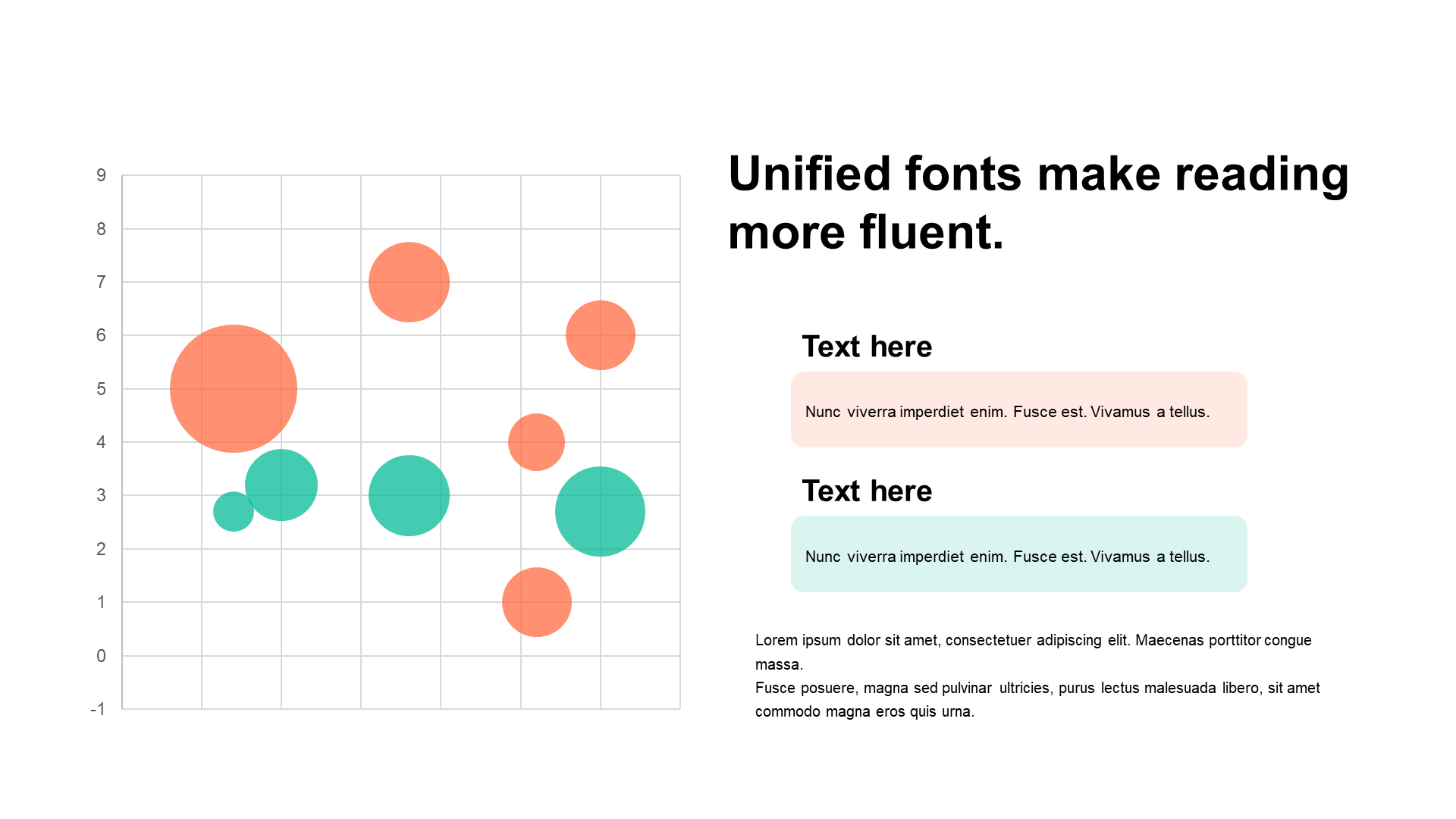 扁平PPT散点图-iSlide