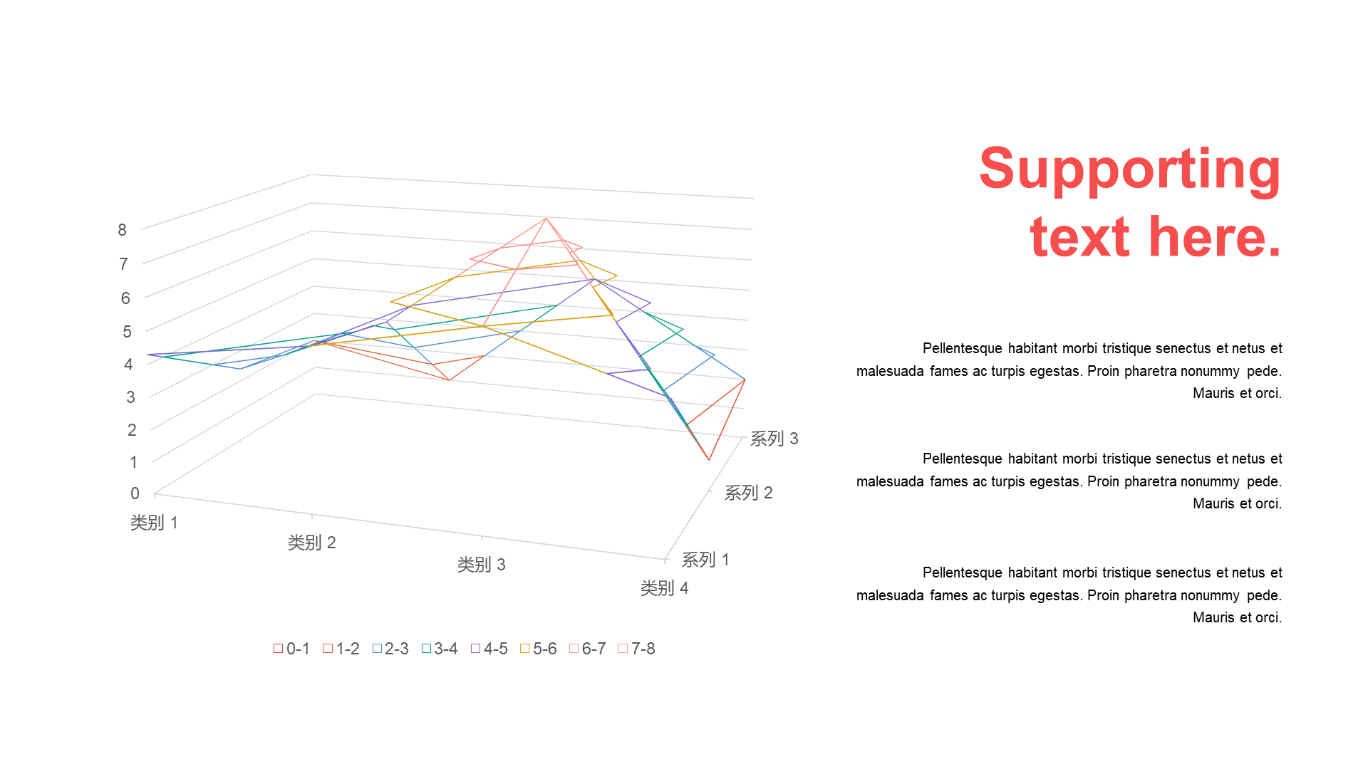 扁平PPT曲面图-iSlide