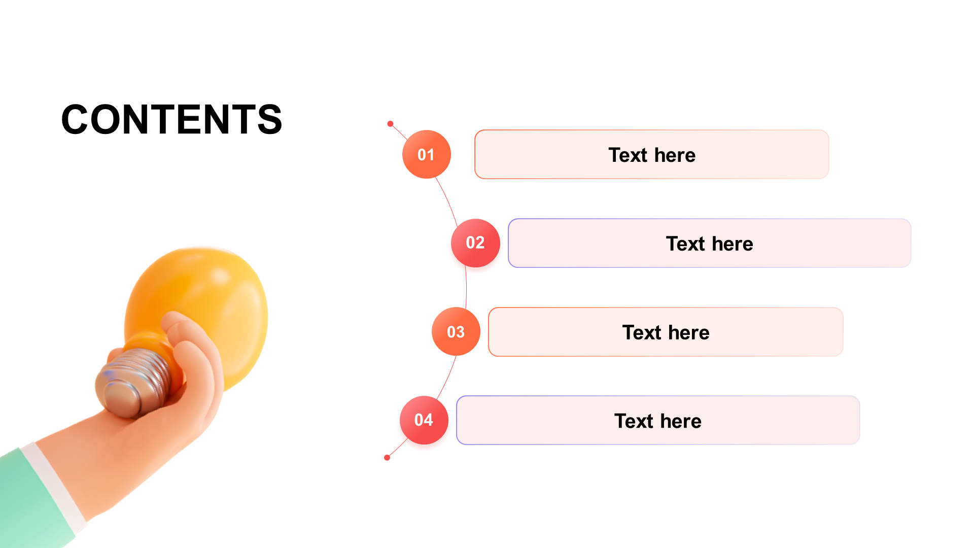 扁平PPT目录-iSlide