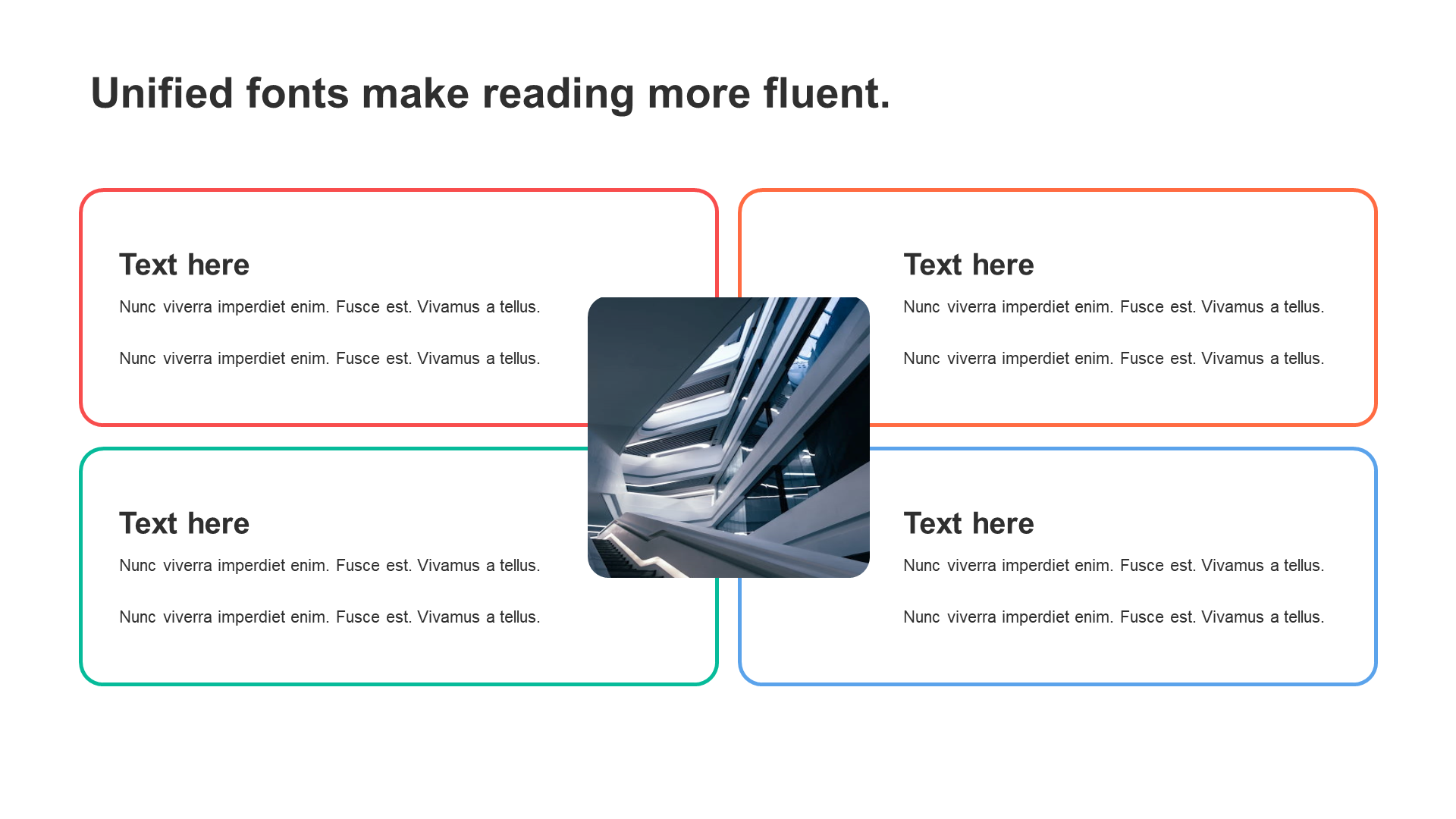 扁平PPT矩阵-iSlide
