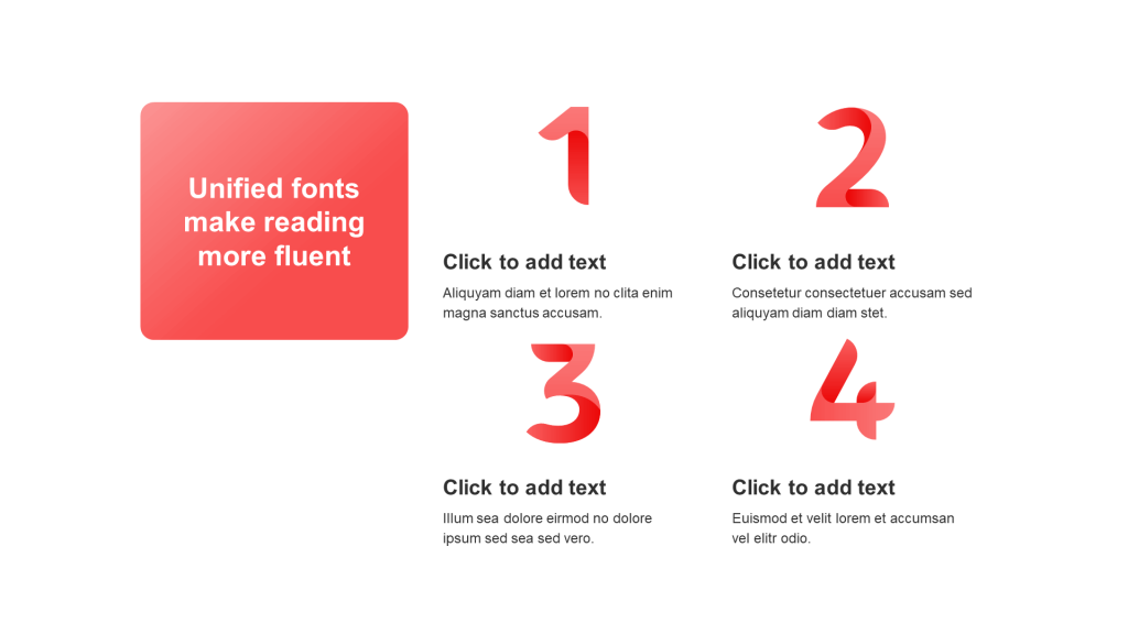 渐变PPT列表-iSlide