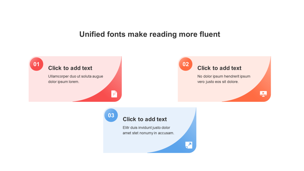 渐变PPT列表-iSlide