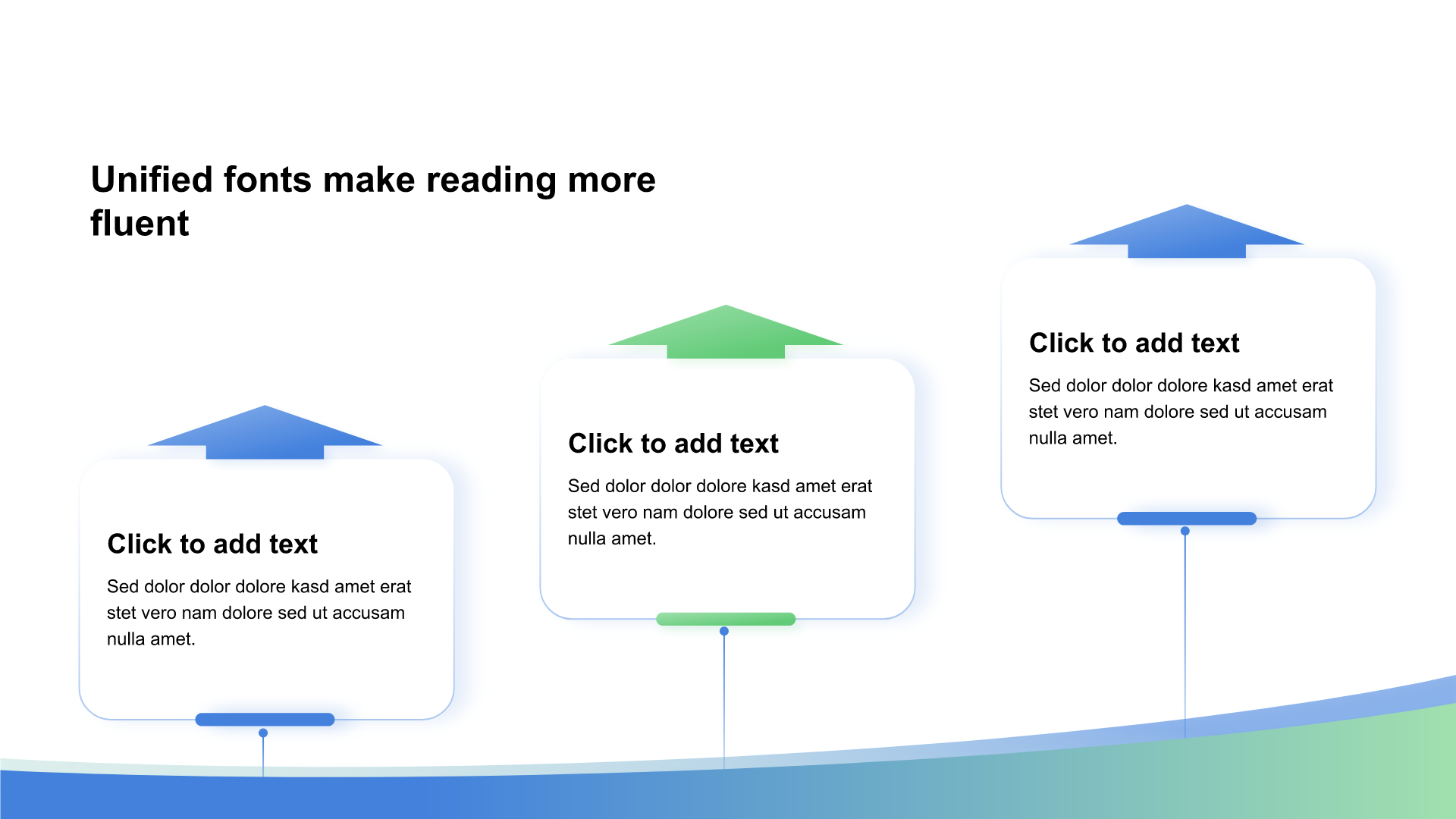 渐变PPT递增图-iSlide