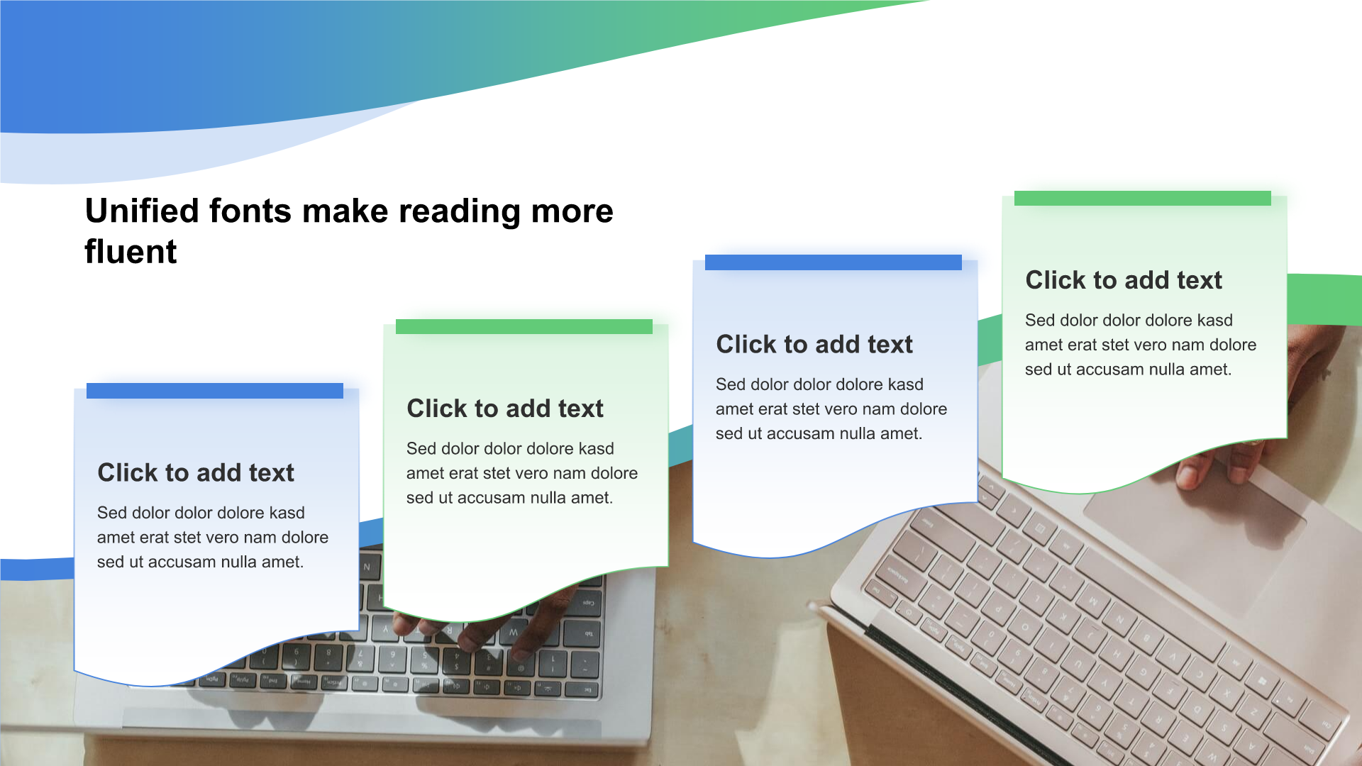 渐变PPT阶梯图-iSlide