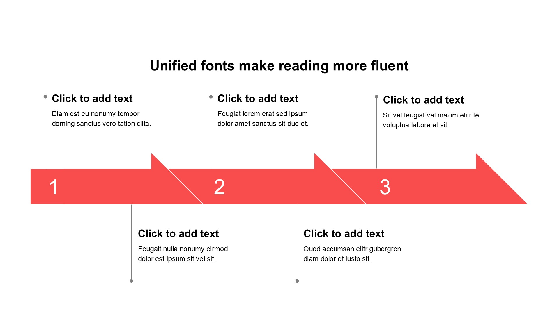 扁平纯文字PPT循环-iSlide