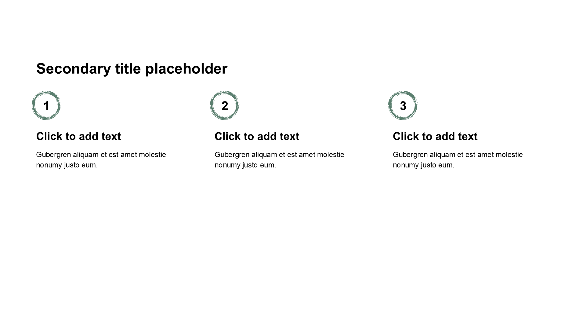 中国风纯文字列表-iSlide
