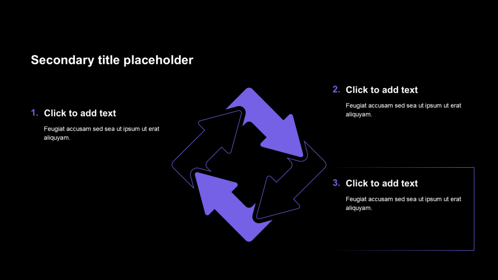 科技风纯文字循环-iSlide